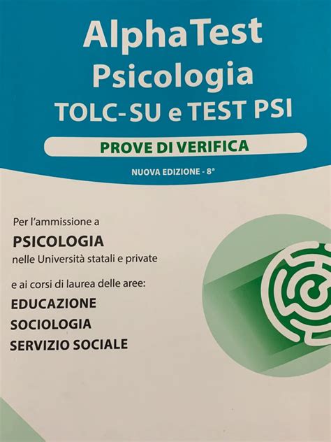 Prove Di Verifica Tolc Psi E Tolc Su Vinted