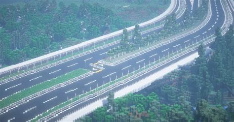 Road Map Minecraft Map