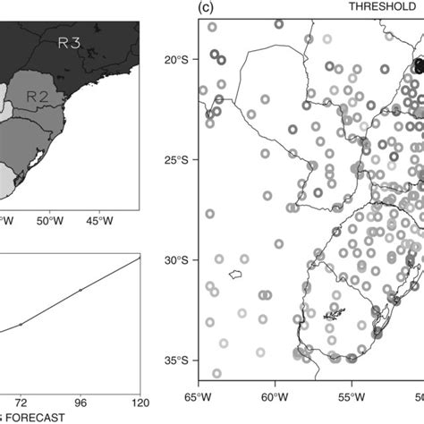 Spatial Means And Standard Deviation At Different Forecasted Hours For