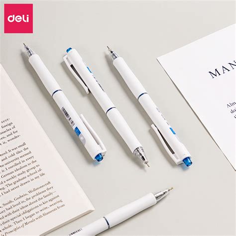 Eco Deli Ballpoint Pen Blue Ink Cute Design 0 7mm Nib Tip Deli Writes Evenly Without Ink