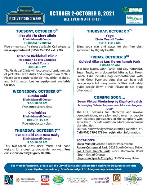 Active Aging Week 2021