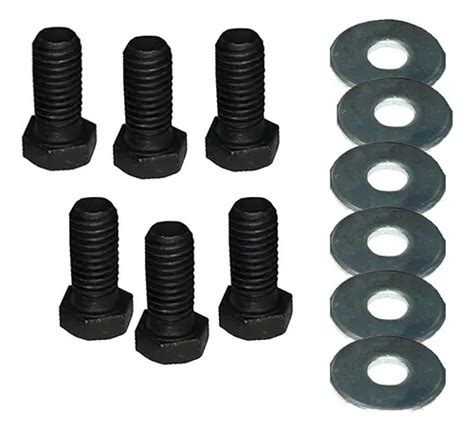 6 Tornillos Con Rondana Plana Para Aumentos Lift Kits Meses Sin Intereses