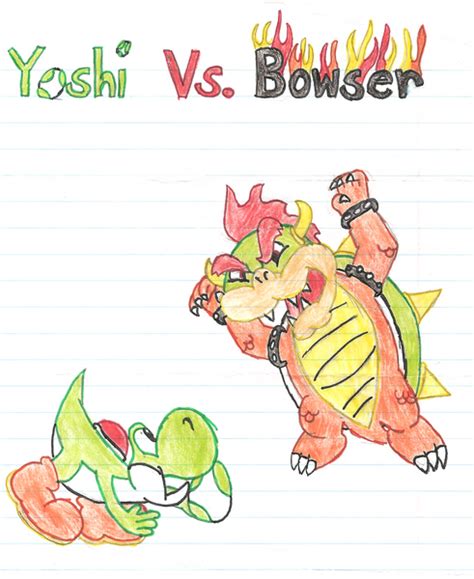Yoshi Vs Bowser Bowserappearancessuper Mario 64 Mario Wiki