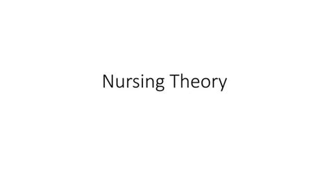 Nursing Theorypptx