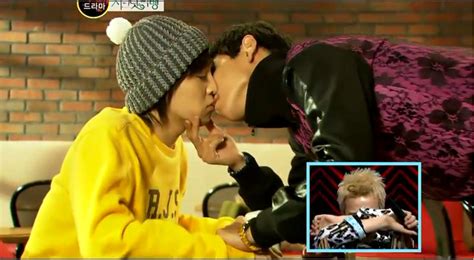 G Dragon And Top Kiss