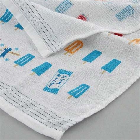 てぬぐいタオル 布ごよみ アイスキャンディ 今治の日本製 食べ物柄 奥村商店 通販 Yahooショッピング