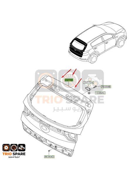 Panel Assy Tailgate Kia Sportage 2016 2022 73700f1020