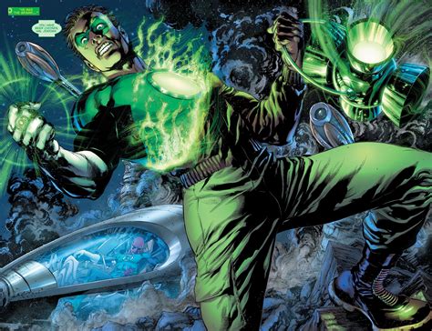 Hal Jordans First Transformation Into The Green Lantern Green