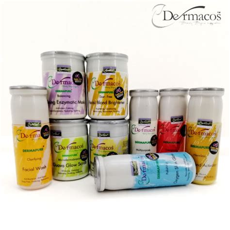 Dermacos Brightening Facial Kit 🌞 Reveal Brighter Skin! 🌟
