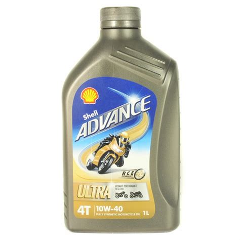 Motorový olej Shell Advance Ultra 4T 10W - 40 1L