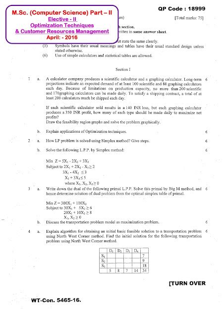 University Of Mumbai Msc Computer Science Part Ii Elective Ii