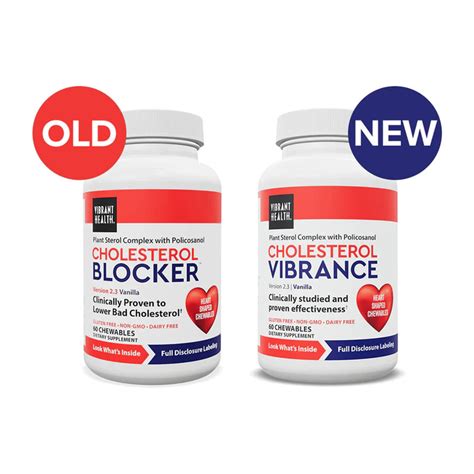 Vibrant Health Cholesterol Vibrance Cholesterol Blocker 60 Chewable
