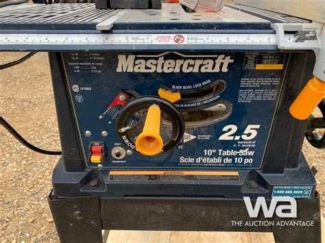 Mastercraft 55 6866 4 10 Table Saw