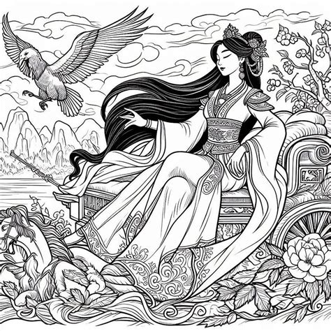 Drawing Dessin Coloring Coloriage Famulan Mulan By Kurthds On Deviantart