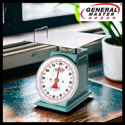 General Master 120kg Weighing Scale Table Scale Dial Spring Scale Gm 12068 Lazada Ph