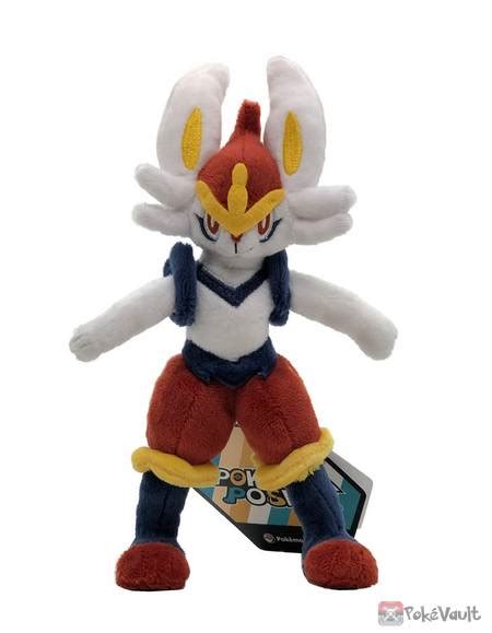 Pokemon Center 2021 Cinderace Small Posing Plush Toy