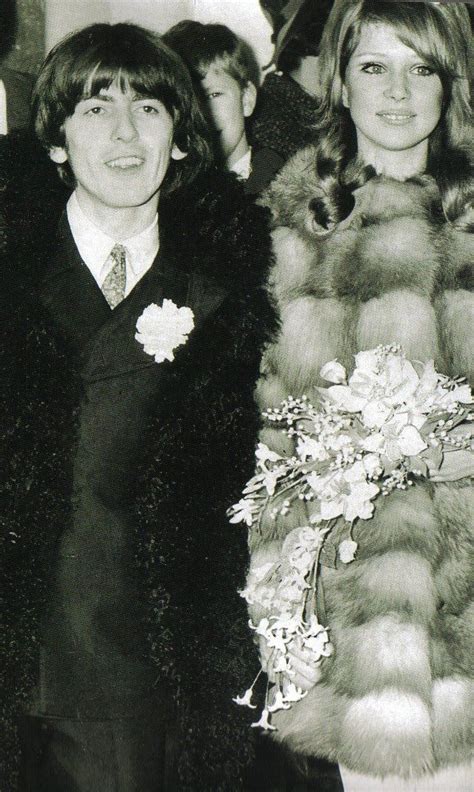 Wedding Day January 211966 48 Years Ago Today George And Pattie Wedding Pattie Boyd