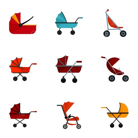 嬰兒車嬰兒車圖標集 制生活 嬰兒車 寶寶向量圖案素材免費下載，png，eps和ai素材下載 Pngtree