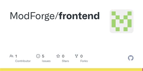 Github Modforgefrontend · Github