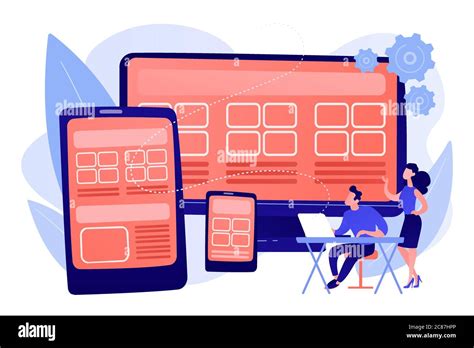 Responsive Web Design Concept Vector Illustration Stock Vector Image And Art Alamy