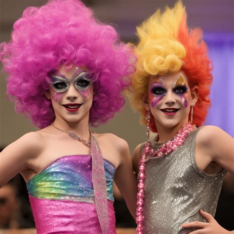 Middle School Boys Dressed Up As Drag Queens For A By Tabithao88 On