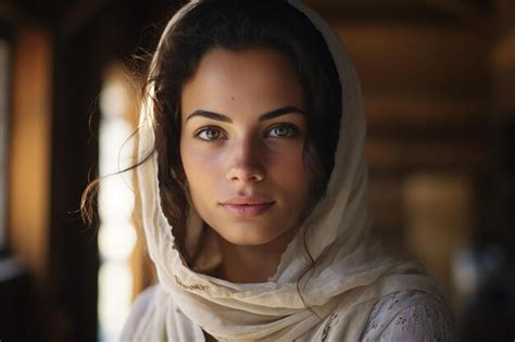 Premium Photo Girl Portrait Front Shot