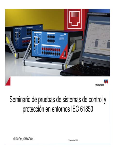 Seminario Omicron Iec61850 Pdf Scada Software