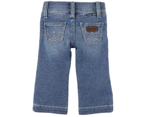 Wrangler Infant Girls Nora Light Wash Blue Jeans Style And Comfort
