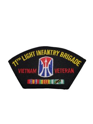11th Light Infantry Brigade Vietnam Vet Usarmy Heat Seal Backing Iron On Patch Ebay