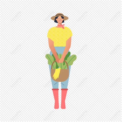 阿姨買菜 Png圖案，卡通png去背圖片素材，免費下載 Lovepik