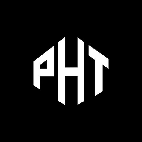 Premium Vector Pht Letter Logo Design With Polygon Shape Pht Polygon