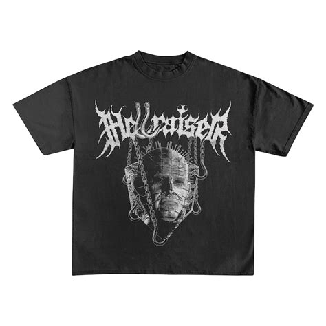 Hellraiser Inspired 90s Retro Vintage Unisex Boxy Oversized T Shirt
