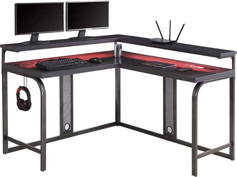 Z Line Designs Series 1 2 Performance L Desk Grey Home