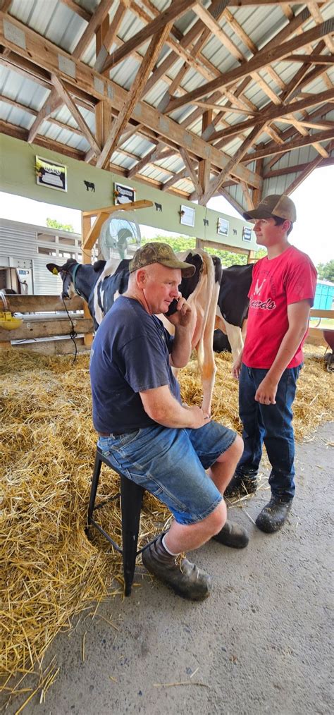 Jim Houser Of Penn Dell Farms And With The Centre County Conservation