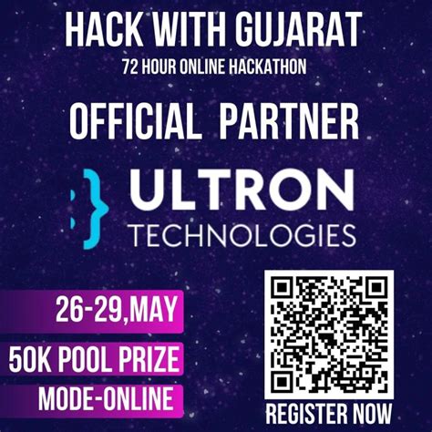 hackwithgujarat hackathon techinnovation ultrontechnologies ai softwaredevelopment