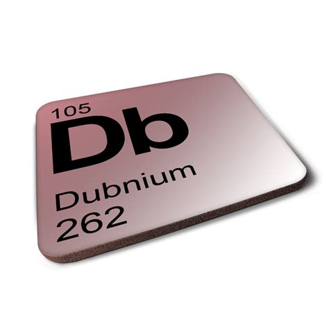 Dubnium Db Periodic Table Element Coaster