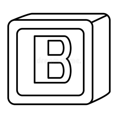 Letter B Block Stock Illustrations 781 Letter B Block Stock
