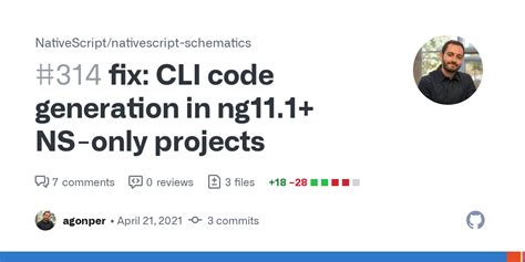 fix cli code generation in ng11 1 ns only projects by agonper · pull