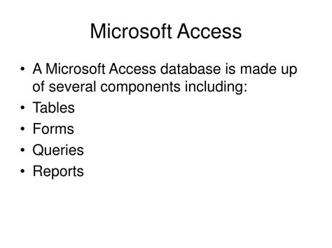 PPT Mastering MS Access Databases For Effective Data Management PowerPoint Presentation ID