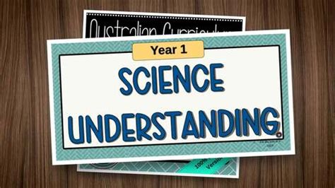 V9 Science Year 1 Learning Goals Intentions 100 Editable Tpt