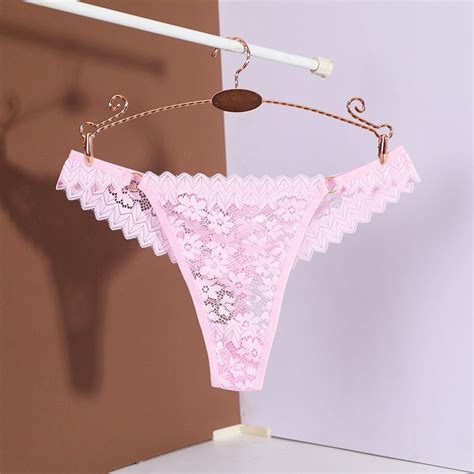 7 Pack Lot Sexy Womens Lace Panties Thongs G String Briefs See Through