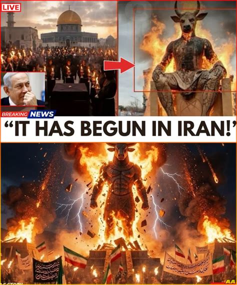 Shocking Iran Burns Statue Of Baal — Is This Bible Prophecy News