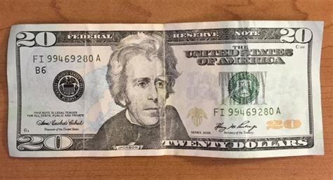 Twenty Dollar Bill Counterfeit