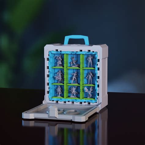 Custom 3d Printed Miniature Carrying Case Durable Etsy