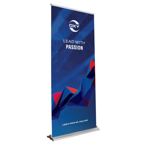 Banner Stand Lead With Passion Rental Oxy Company Store