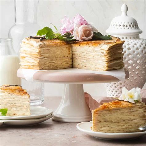 Vanilla Mille Crêpe Cake Recipe Recipe Cart Recipe Cart