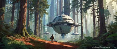 Ewoks On The Forest Moon Of Endor Stable Diffusion Online