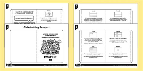 One And Two Step Word Problems Passport Worksheet Worksheet Number