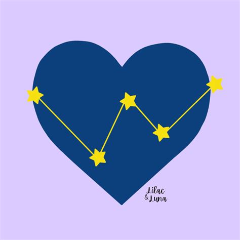 Cassiopeia Constellation Sticker