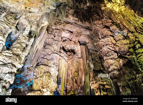 Interior Saint Michaels Cave At The Rock Of Gibraltar Upper Rock